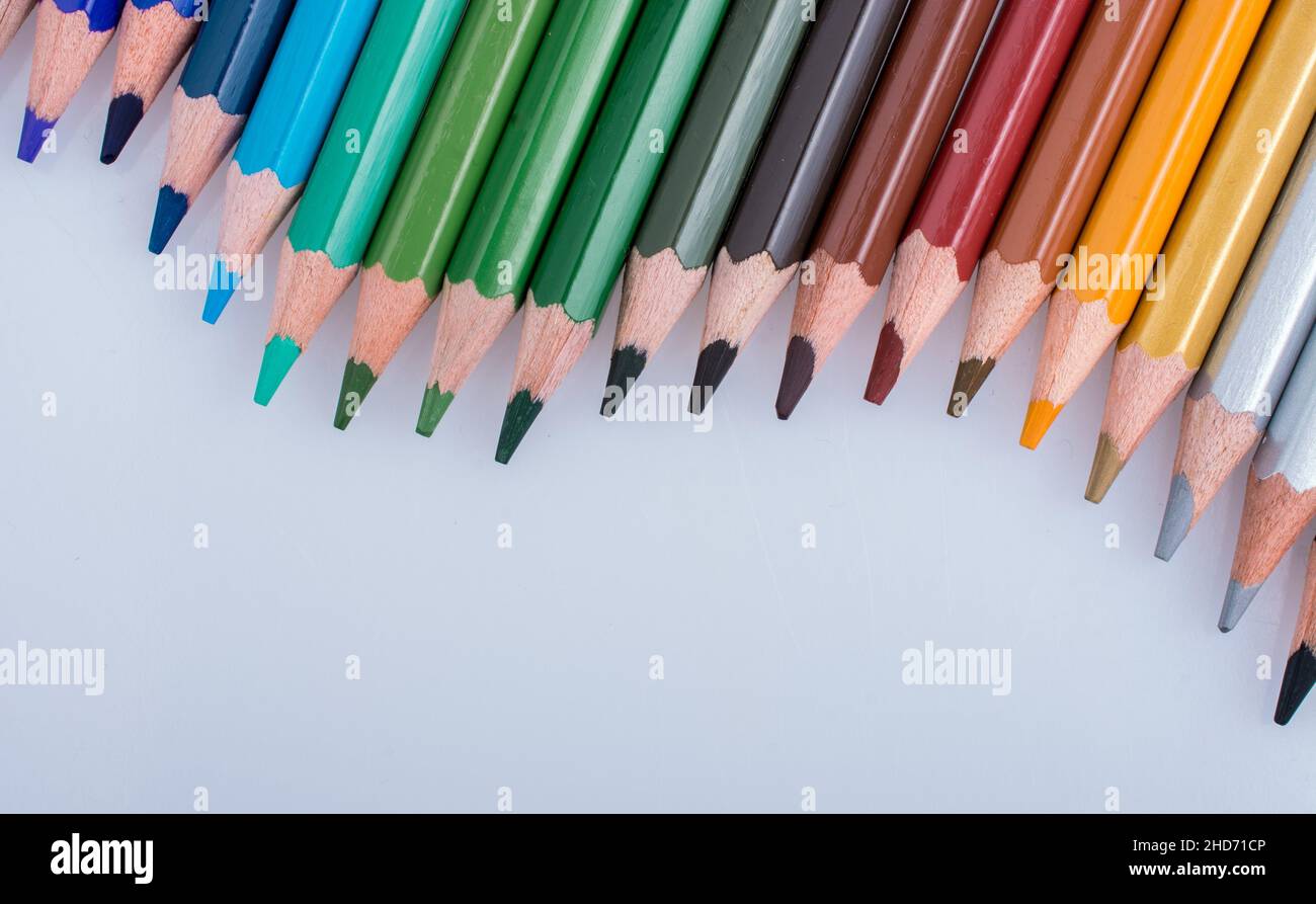 Pencil with different colors hi-res stock photography and images - Alamy