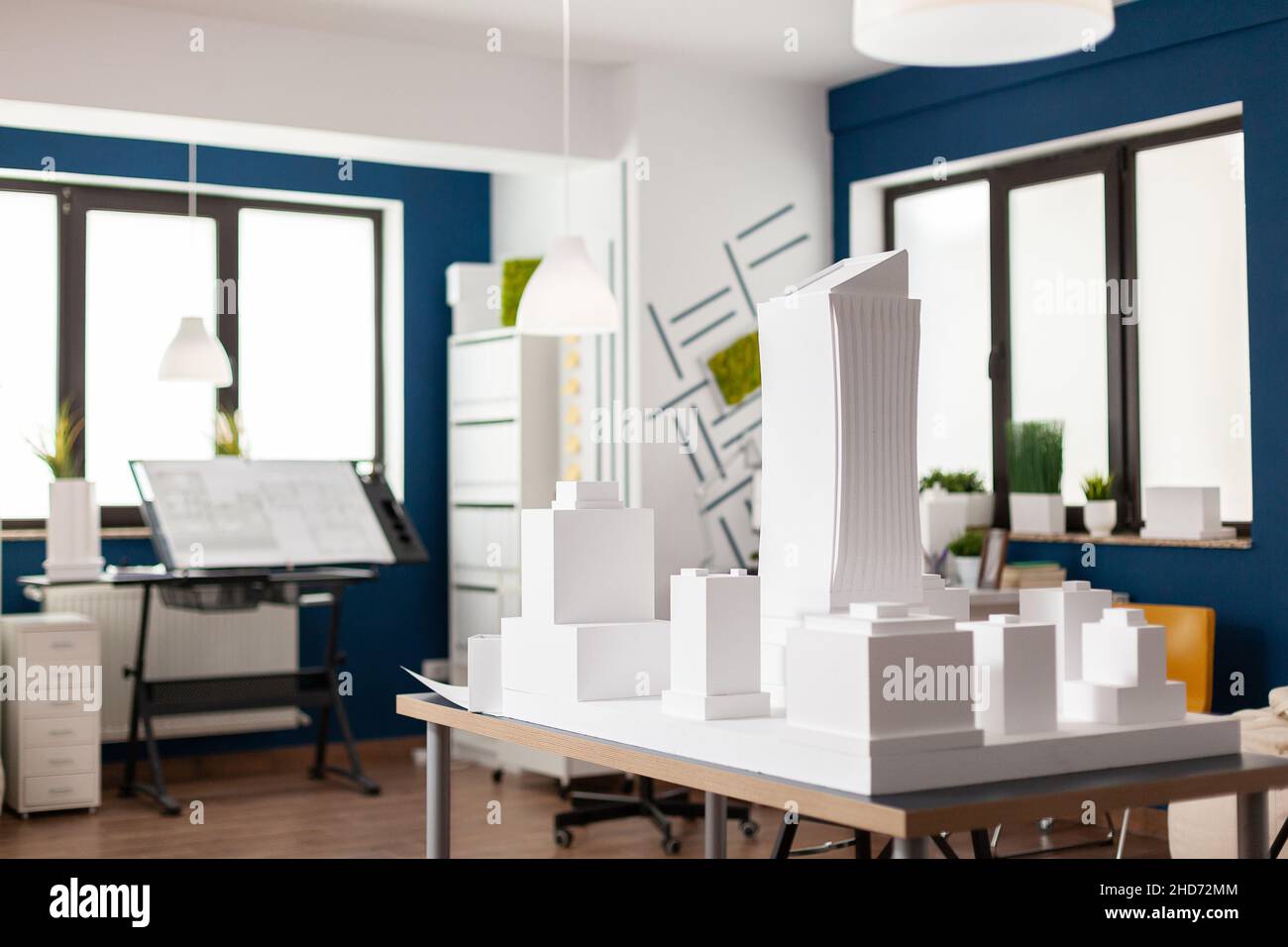 Blue foam model architecture hi-res stock photography and images - Alamy