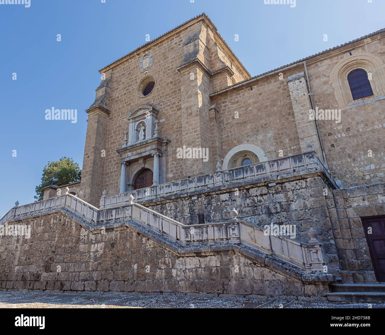 The entrance to the Cartuja Monastery in the north of Granada Stock ...