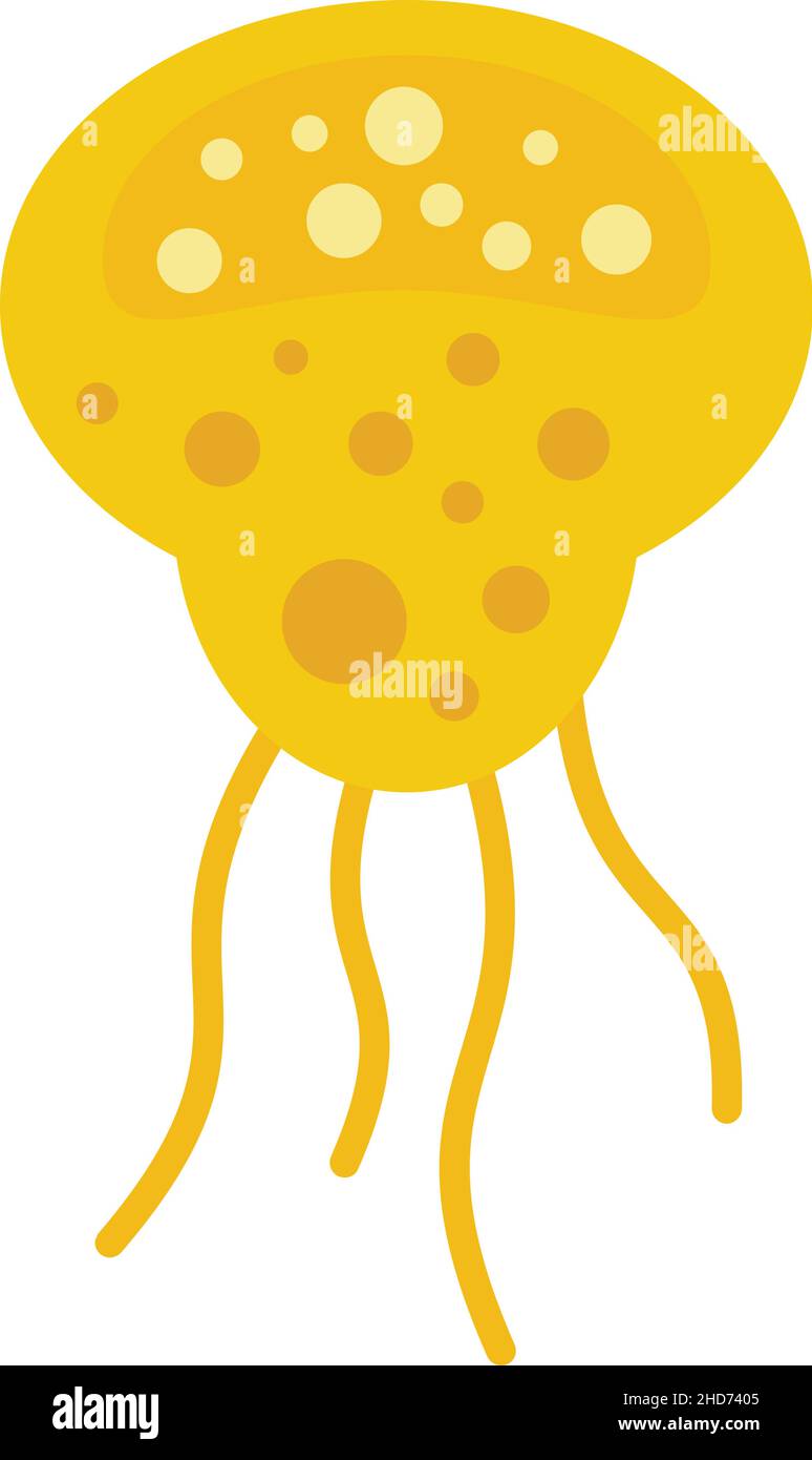 Lab bacteria icon. Flat illustration of lab bacteria vector icon ...