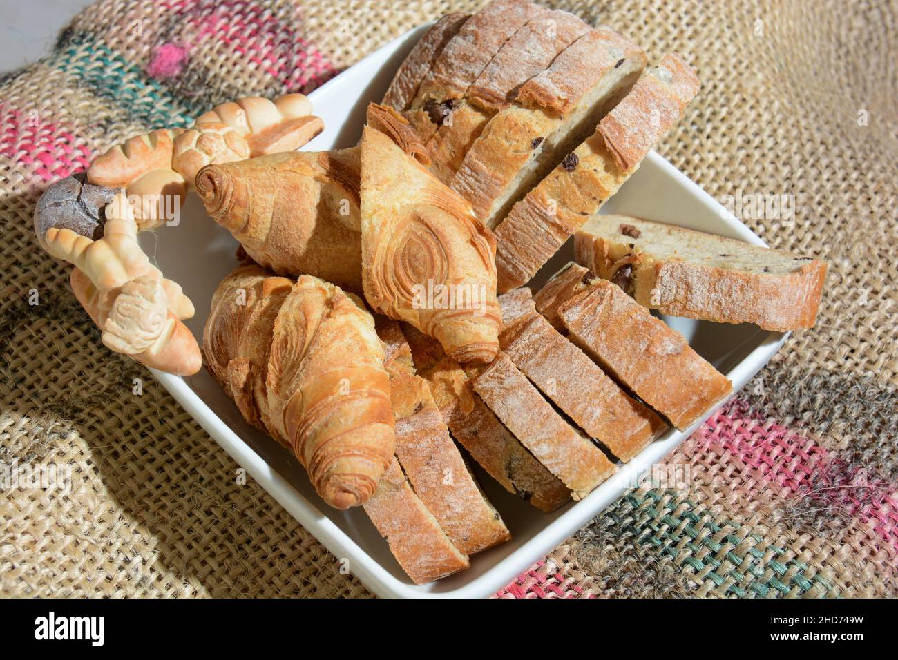 homemade Italian food: bread from durum wheat flour Stock Photo - Alamy
