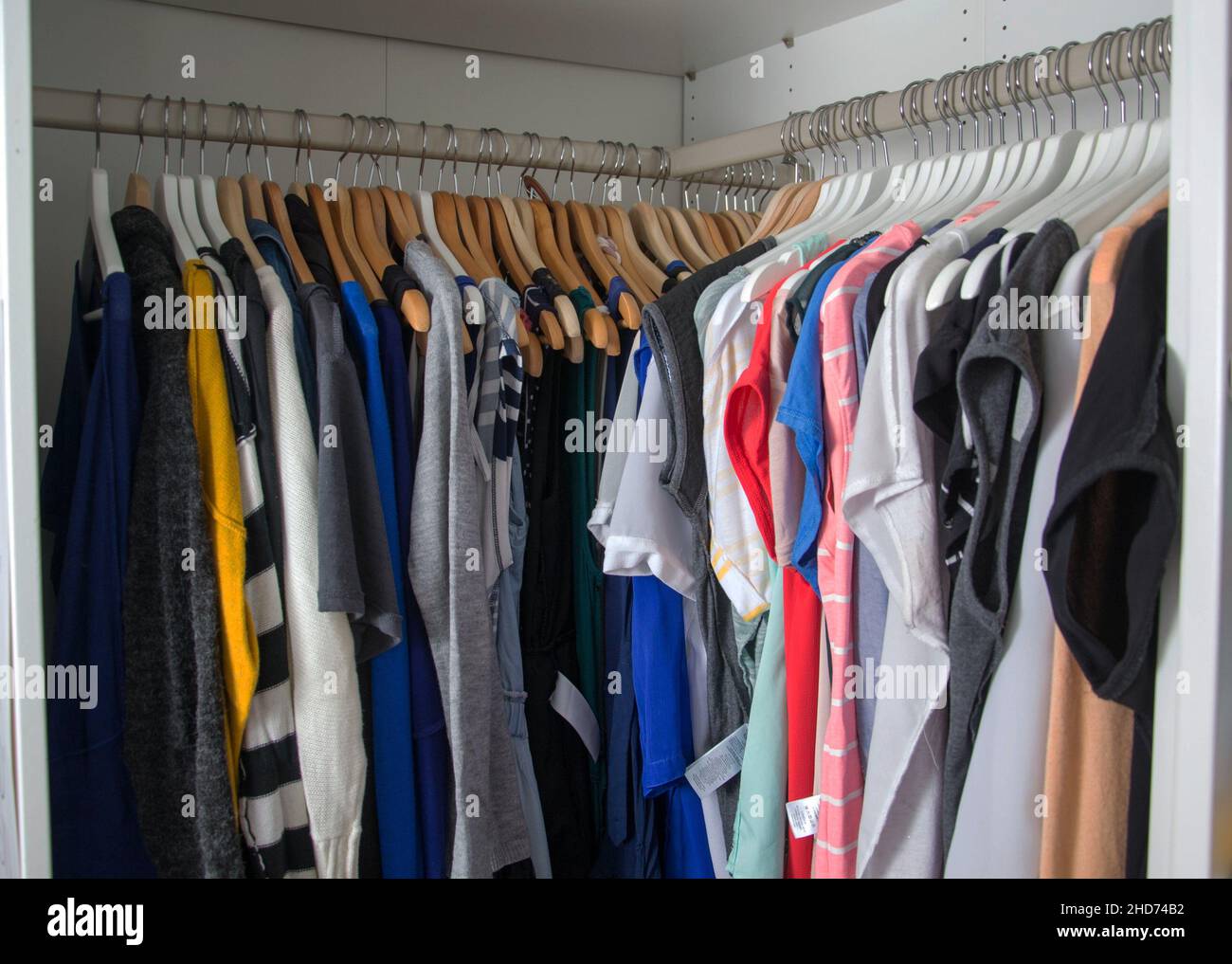 Messy wardrobe female hi-res stock photography and images - Alamy