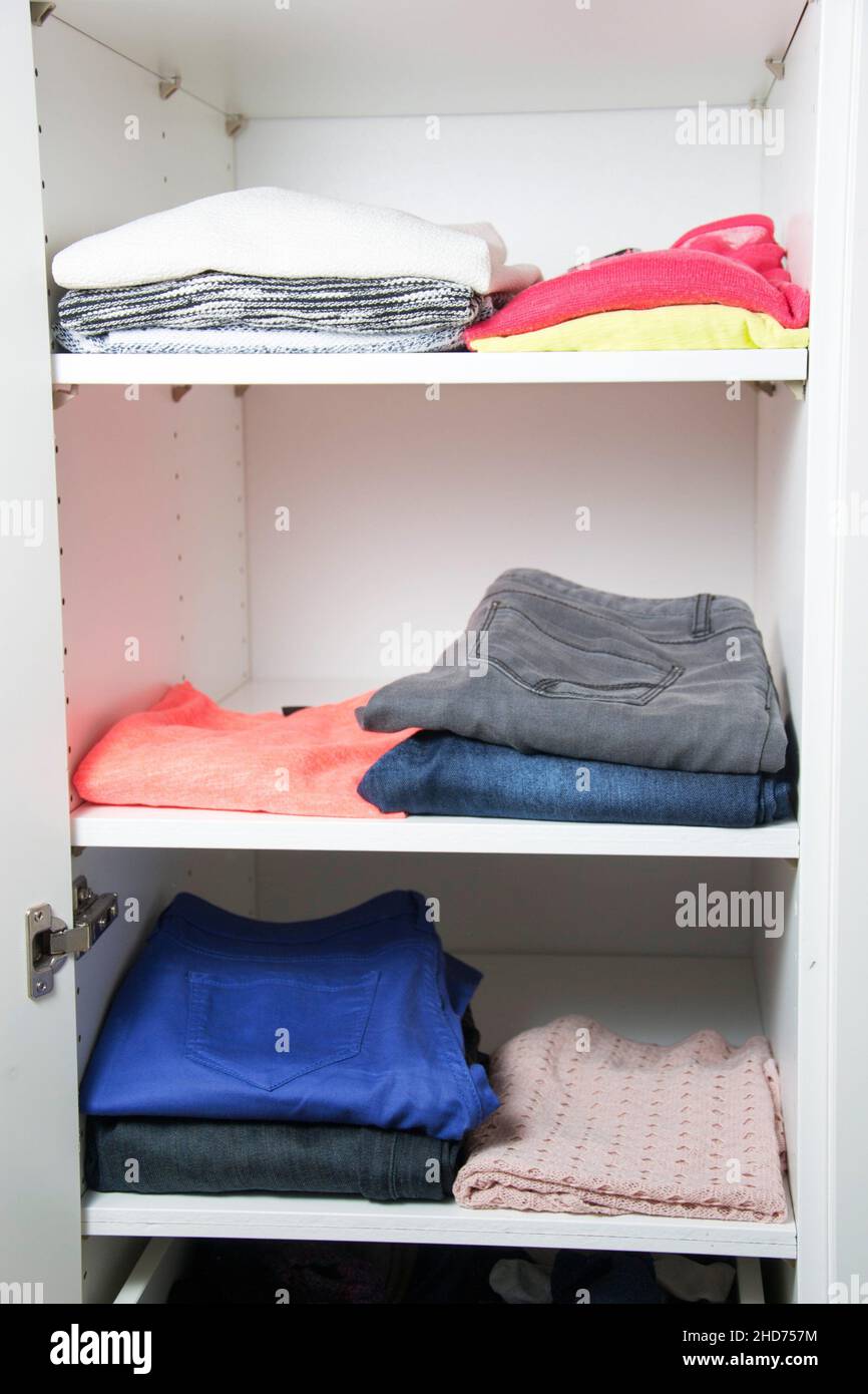 Wardrobe organization hi-res stock photography and images - Alamy