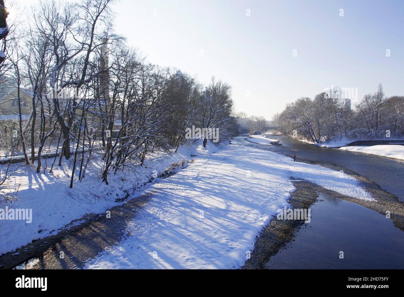 Munich city snow hi-res stock photography and images - Alamy