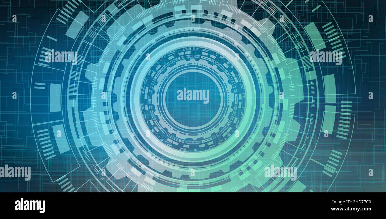 Illustration of a tech concept Stock Photo - Alamy