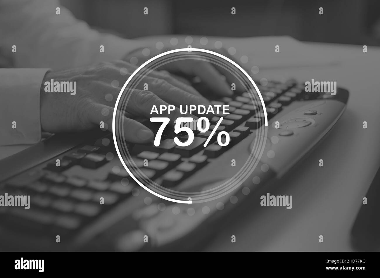 Update picture Black and White Stock Photos & Images - Alamy