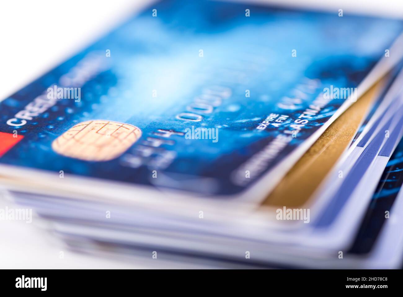 Stack of credit cards Stock Photo - Alamy