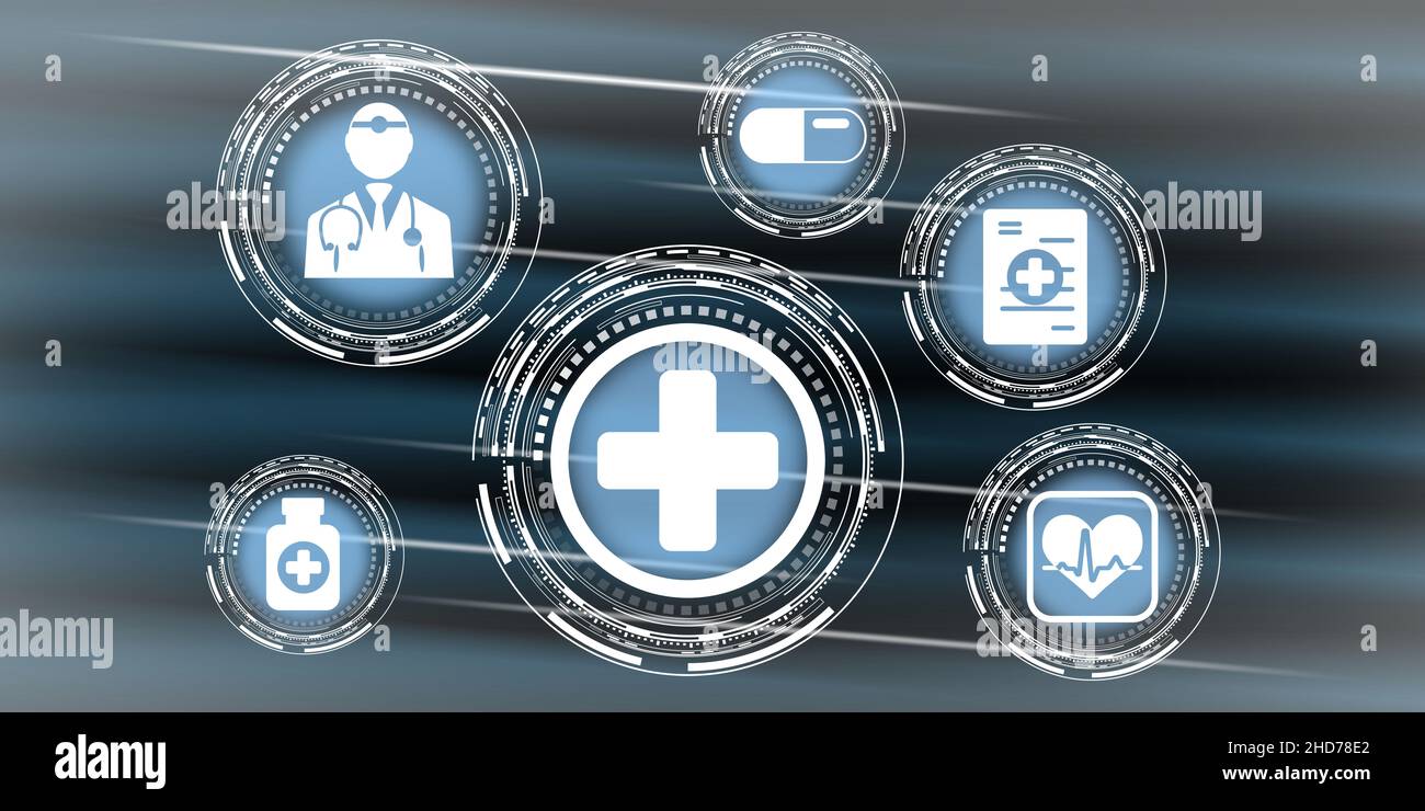 Illustration of a healthcare concept Stock Photo - Alamy