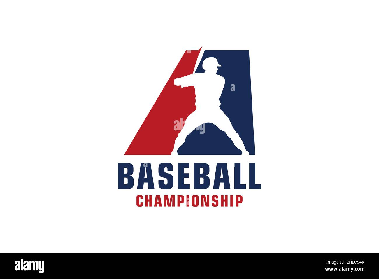 Letter A with Baseball Logo Design. Vector Design Template Elements for ...