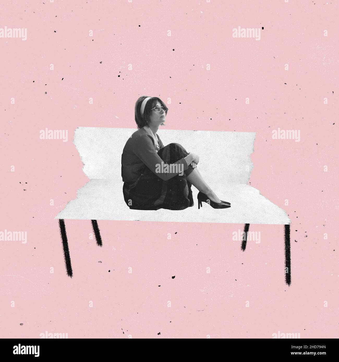 Grunge fashion 90s girl hi-res stock photography and images - Alamy