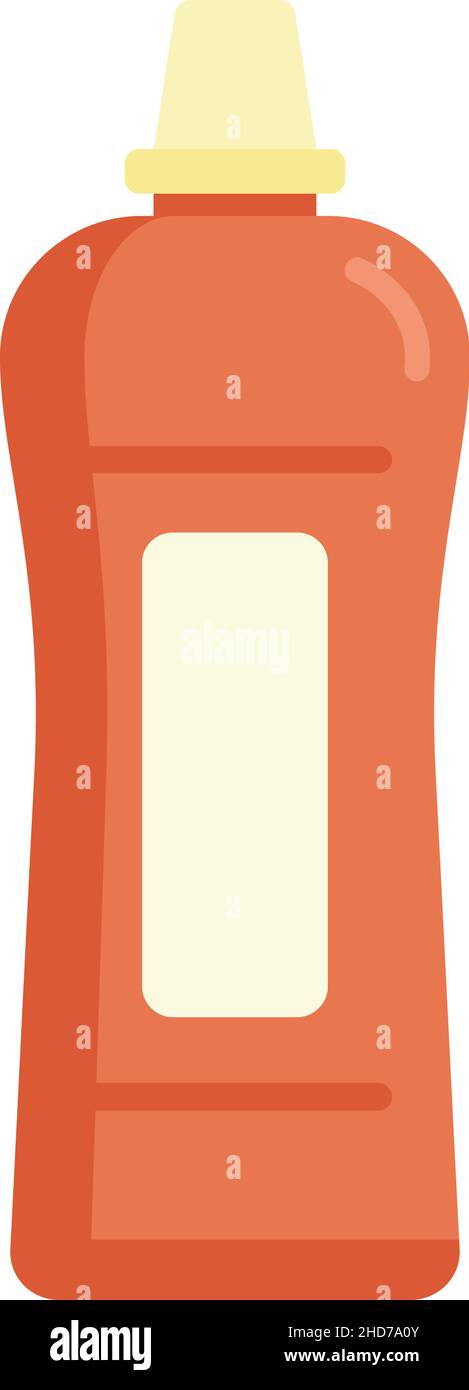 Cleaner bottle icon. Flat illustration of cleaner bottle vector icon ...