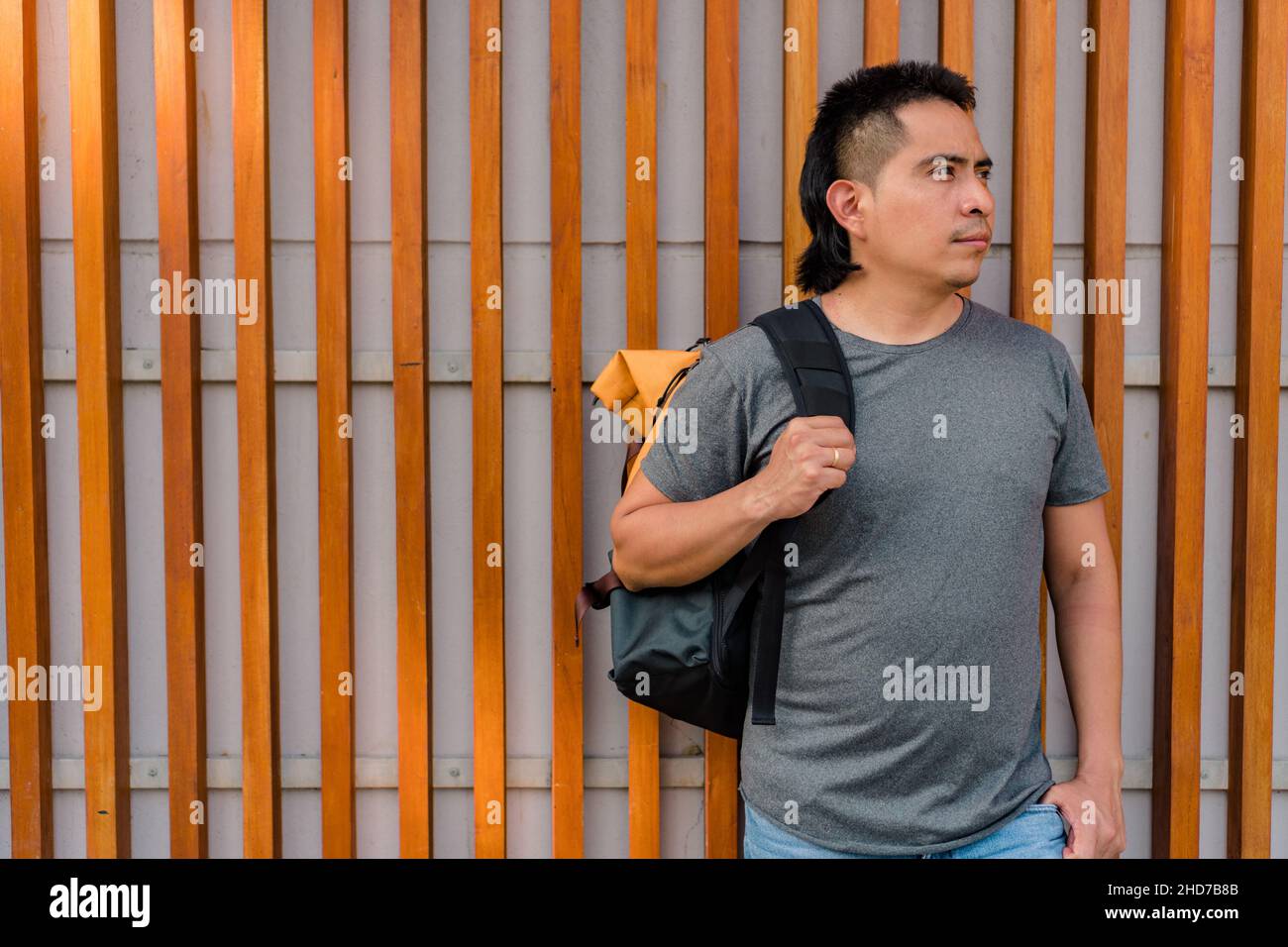 Hispanic boy walking park hi-res stock photography and images - Alamy