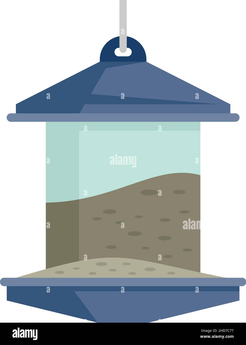 Bird feeders icon. Flat illustration of bird feeders vector icon ...