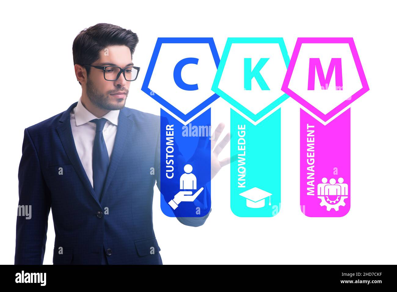 Customer knowledge management (CKM) marketing concept Stock Photo - Alamy