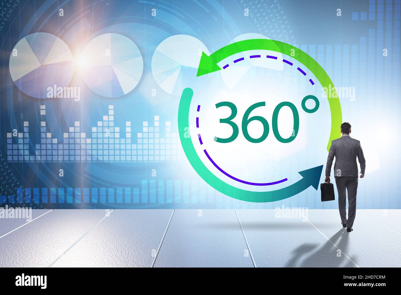 360 degree customer view for the marketing purposes Stock Photo - Alamy