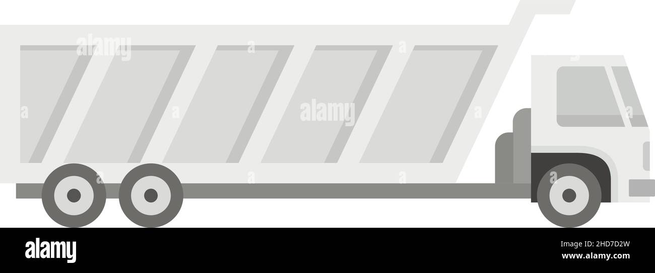 Tipper icon. Flat illustration of tipper vector icon isolated on white ...