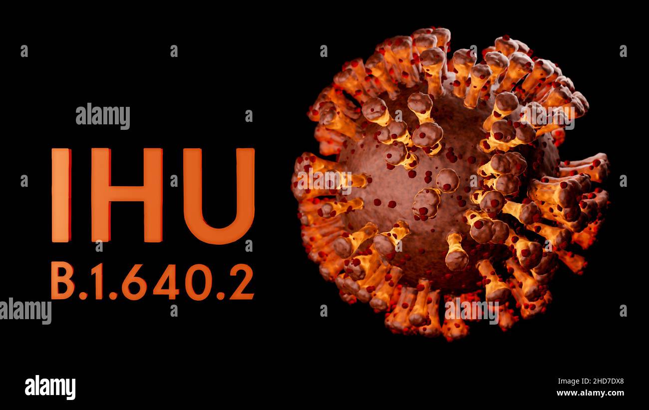 Illustration of a single virus cell model Stock Photo - Alamy