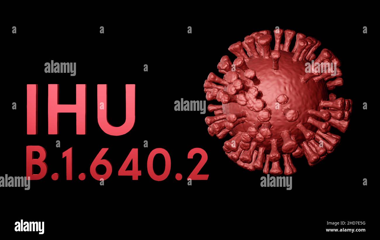 Illustration of a single virus cell model Stock Photo - Alamy