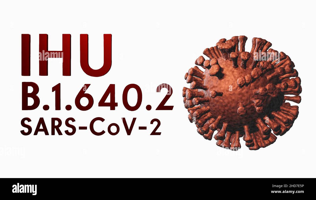 Illustration of a single virus cell model Stock Photo - Alamy