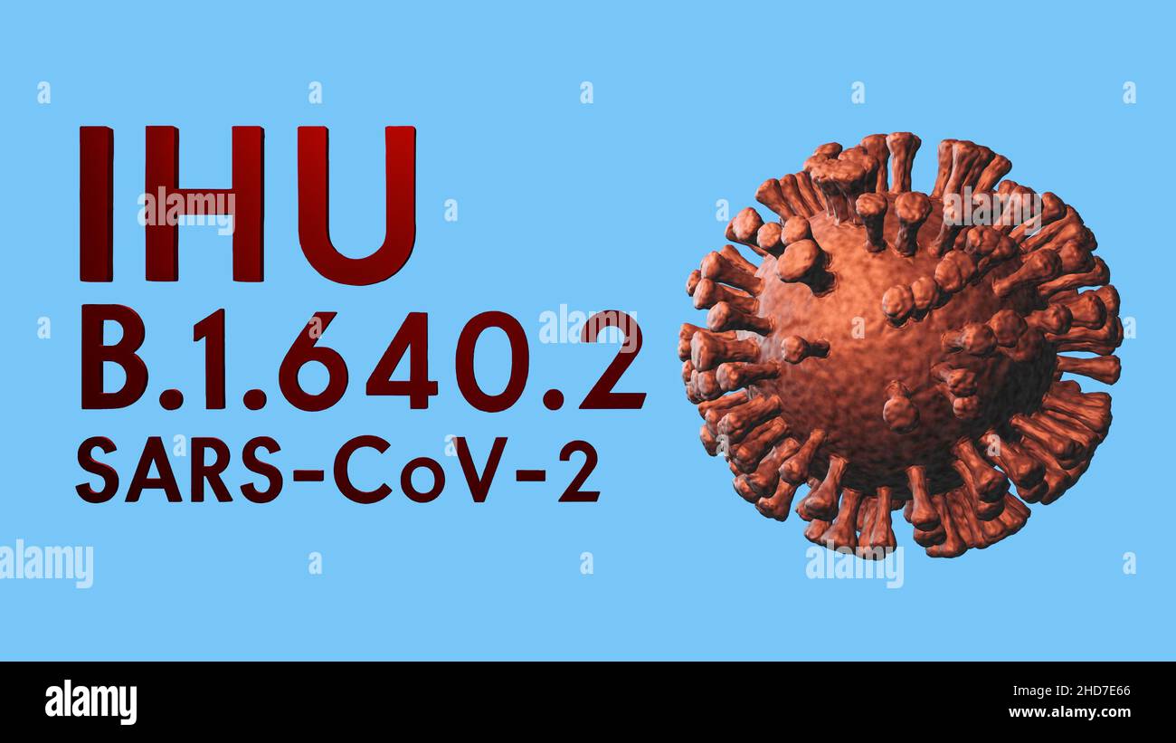 Illustration of a single virus cell model Stock Photo - Alamy