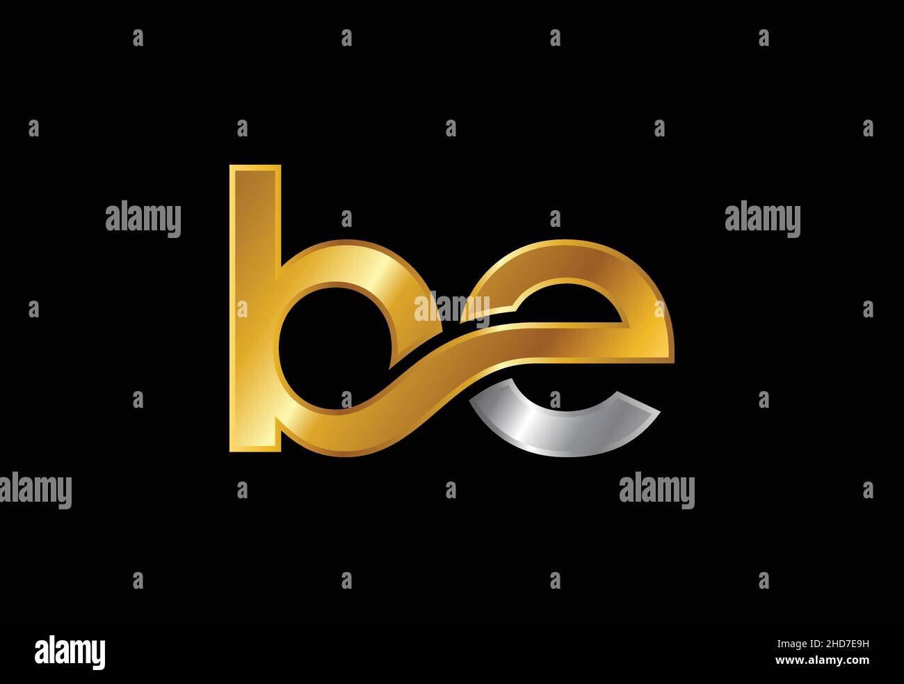 Initial Letter B E Logo Design Vector. Graphic Alphabet Symbol For Corporate Business Identity ...