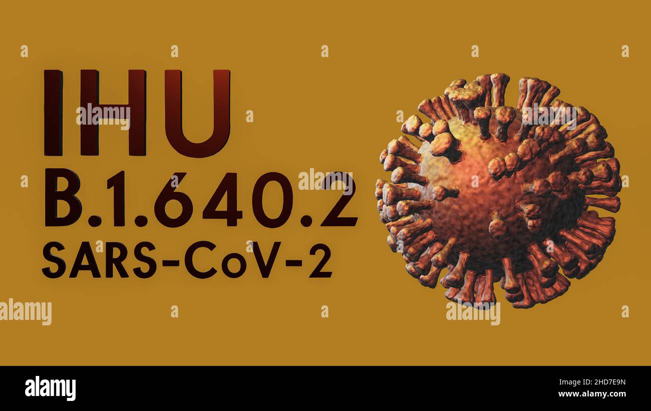 Illustration of a single virus cell model Stock Photo - Alamy