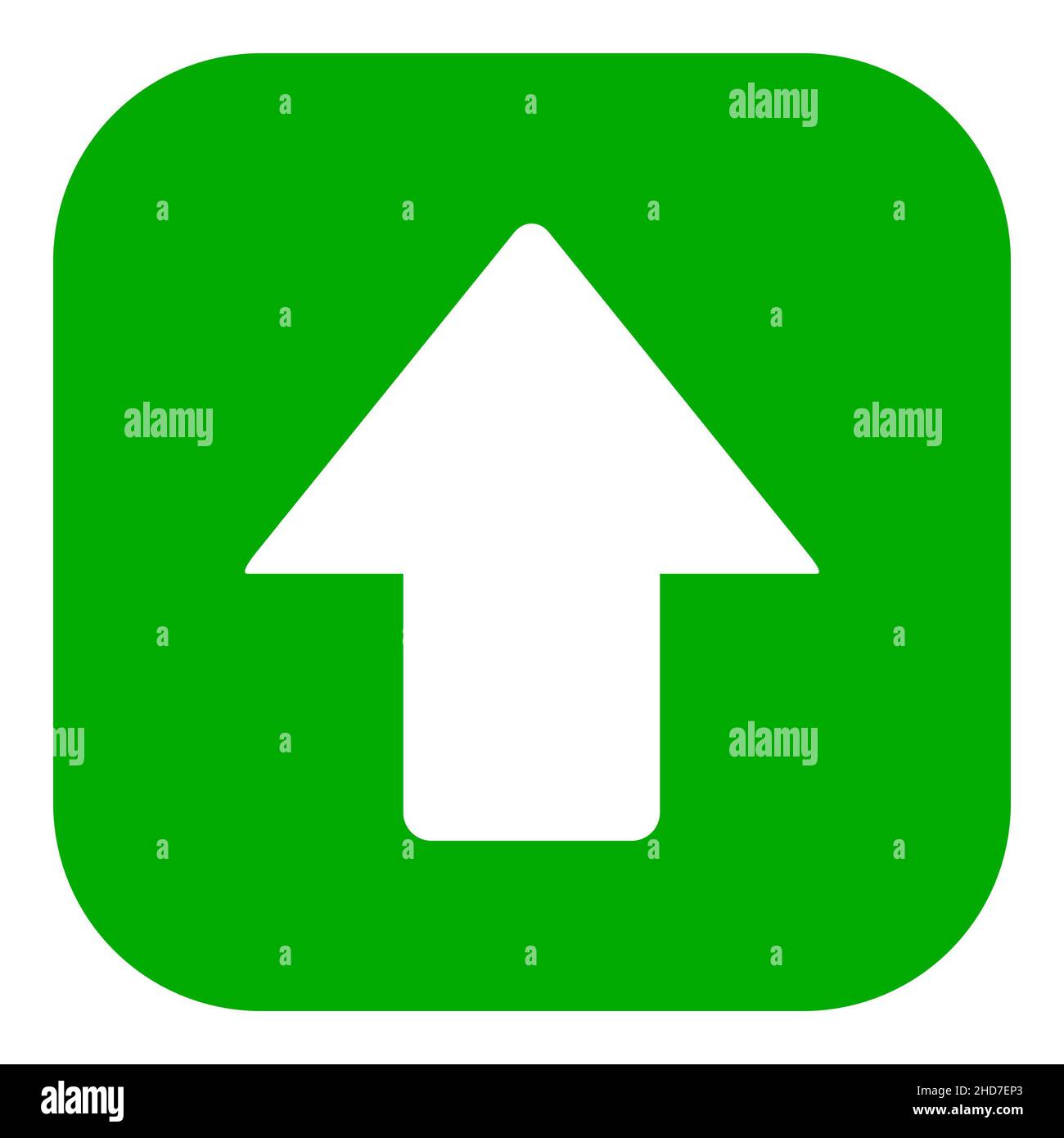 Up arrow and app icon Stock Photo - Alamy