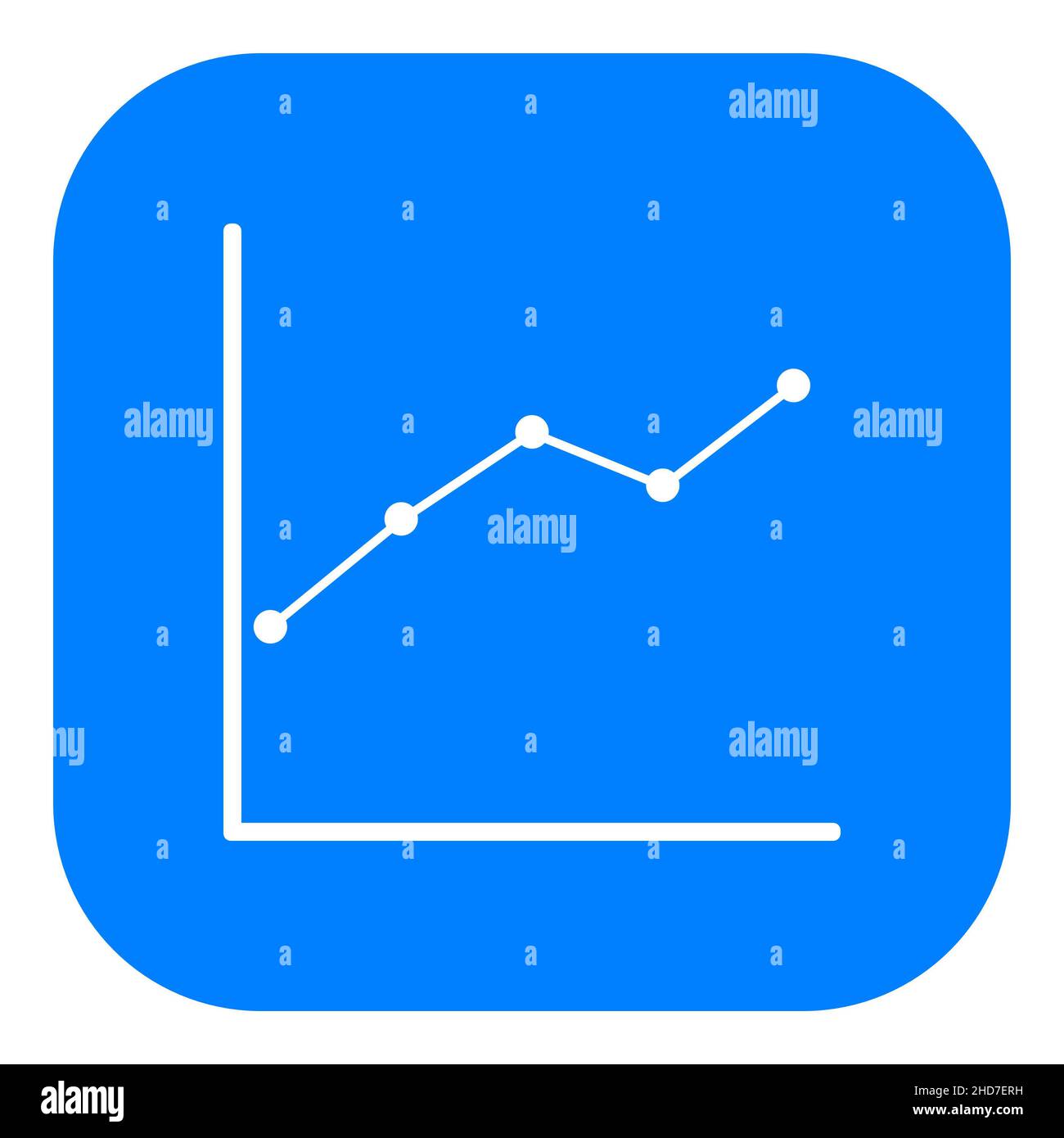 Chart and app icon Stock Photo - Alamy