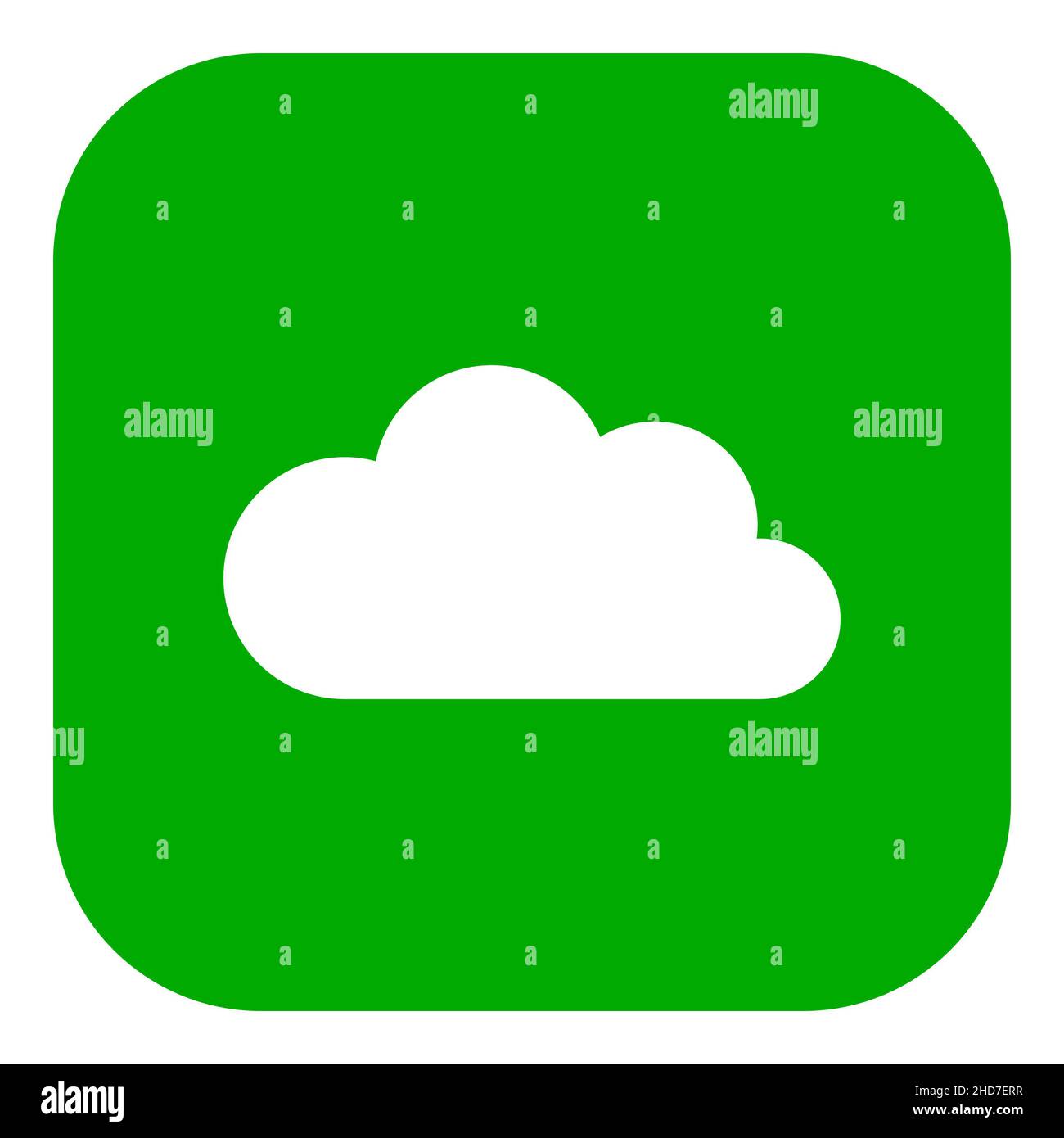 Cloud and app icon Stock Photo - Alamy