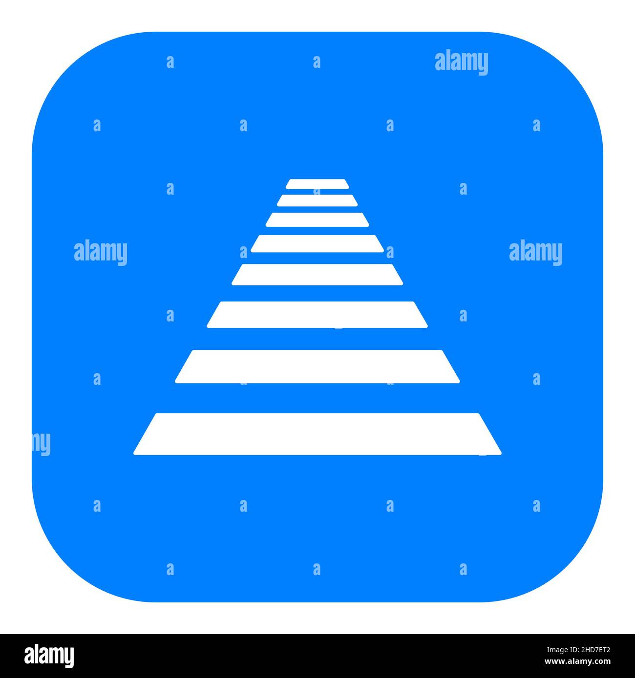 Cross walk and app icon Stock Photo - Alamy