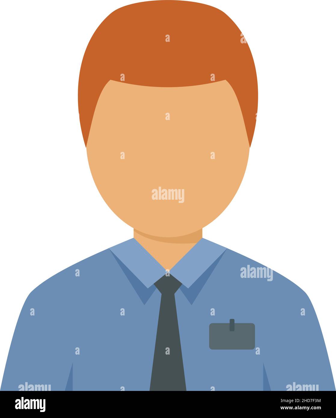 Man estimator icon. Flat illustration of man estimator vector icon ...
