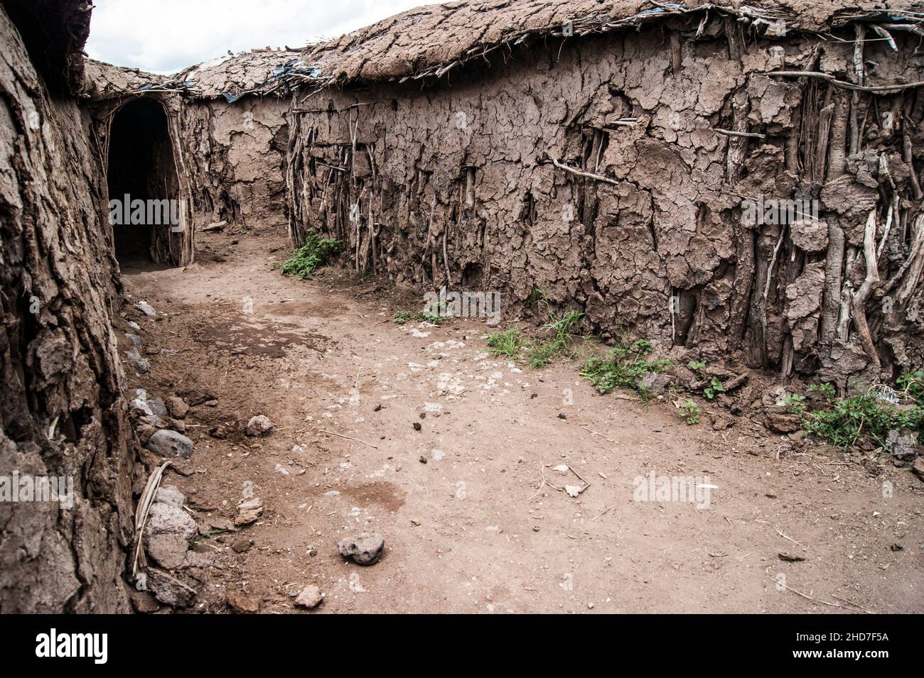 Masai traditional village hi-res stock photography and images - Alamy