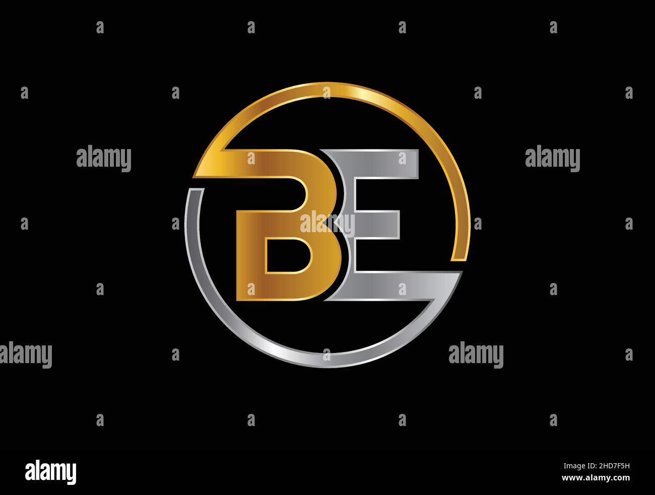 Initial Letter B E Logo Design Vector. Graphic Alphabet Symbol For Corporate Business Identity ...