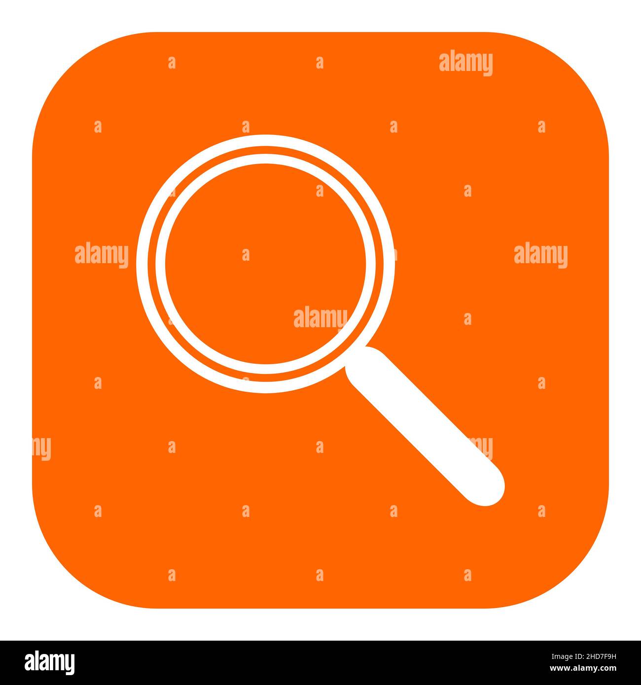 Magnifier and app icon Stock Photo - Alamy