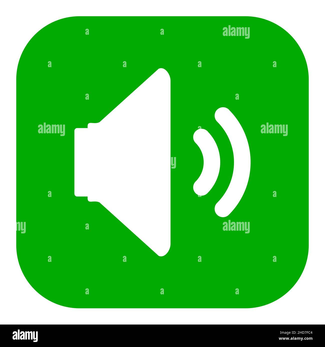 Speaker and app icon Stock Photo - Alamy