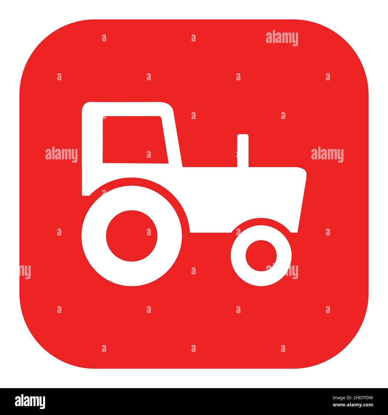 Tractor and app icon Stock Photo - Alamy