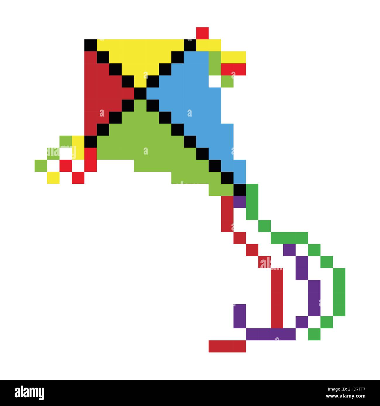Pixel art sunglasses Cut Out Stock Images & Pictures - Alamy