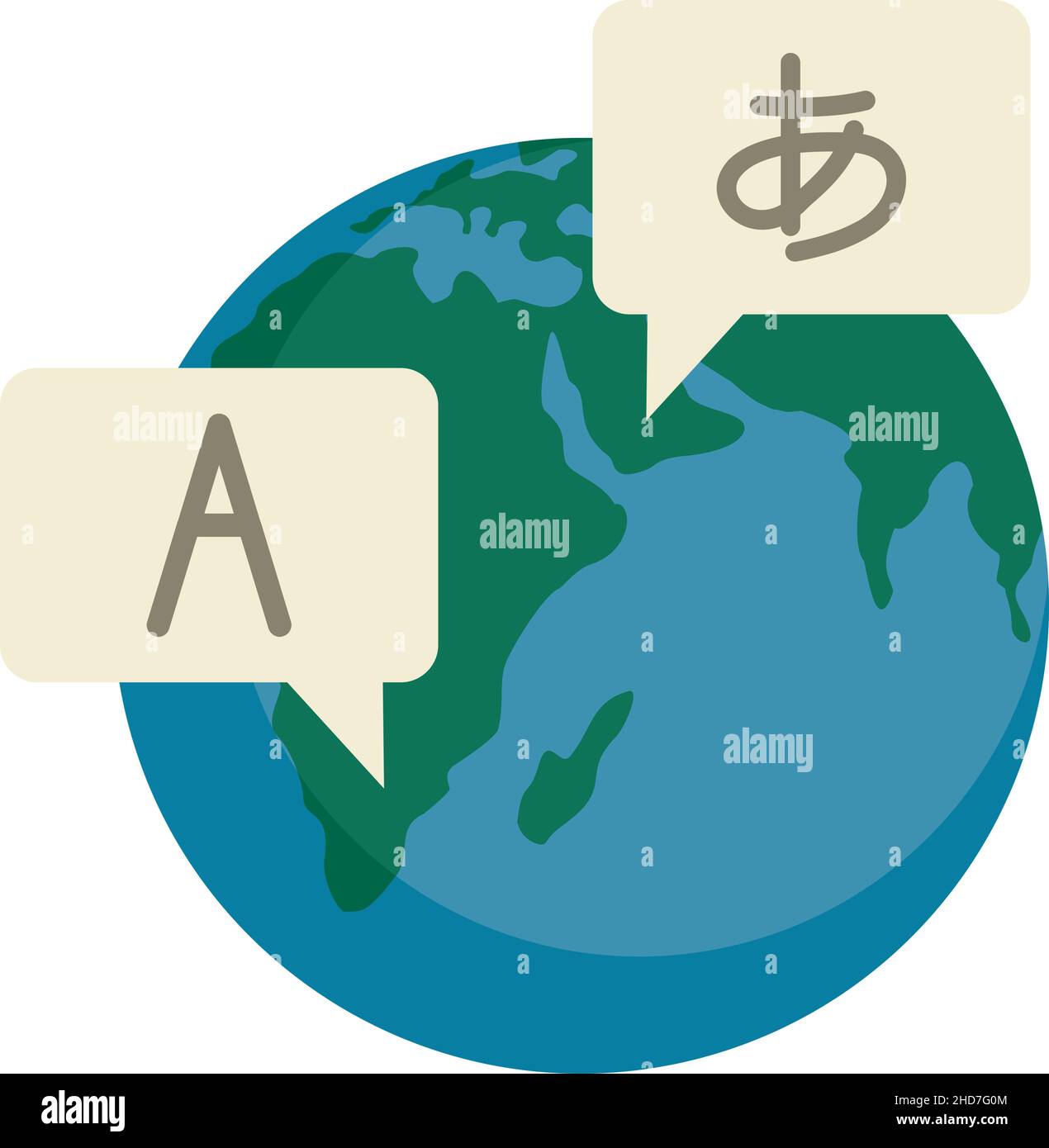 Smart phone language learning Stock Vector Images - Alamy