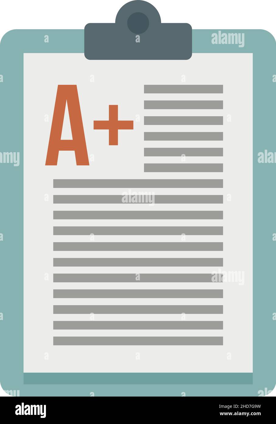 Foreign language positive test icon. Flat illustration of foreign ...