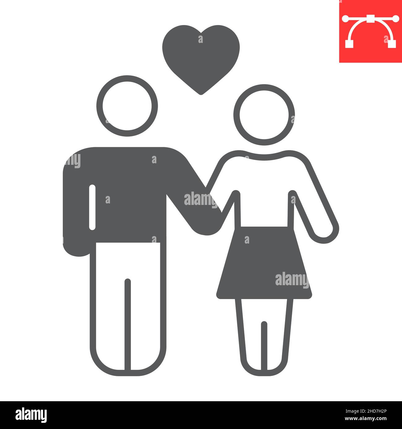 Couple holding hands in black and white Stock Vector Images - Alamy