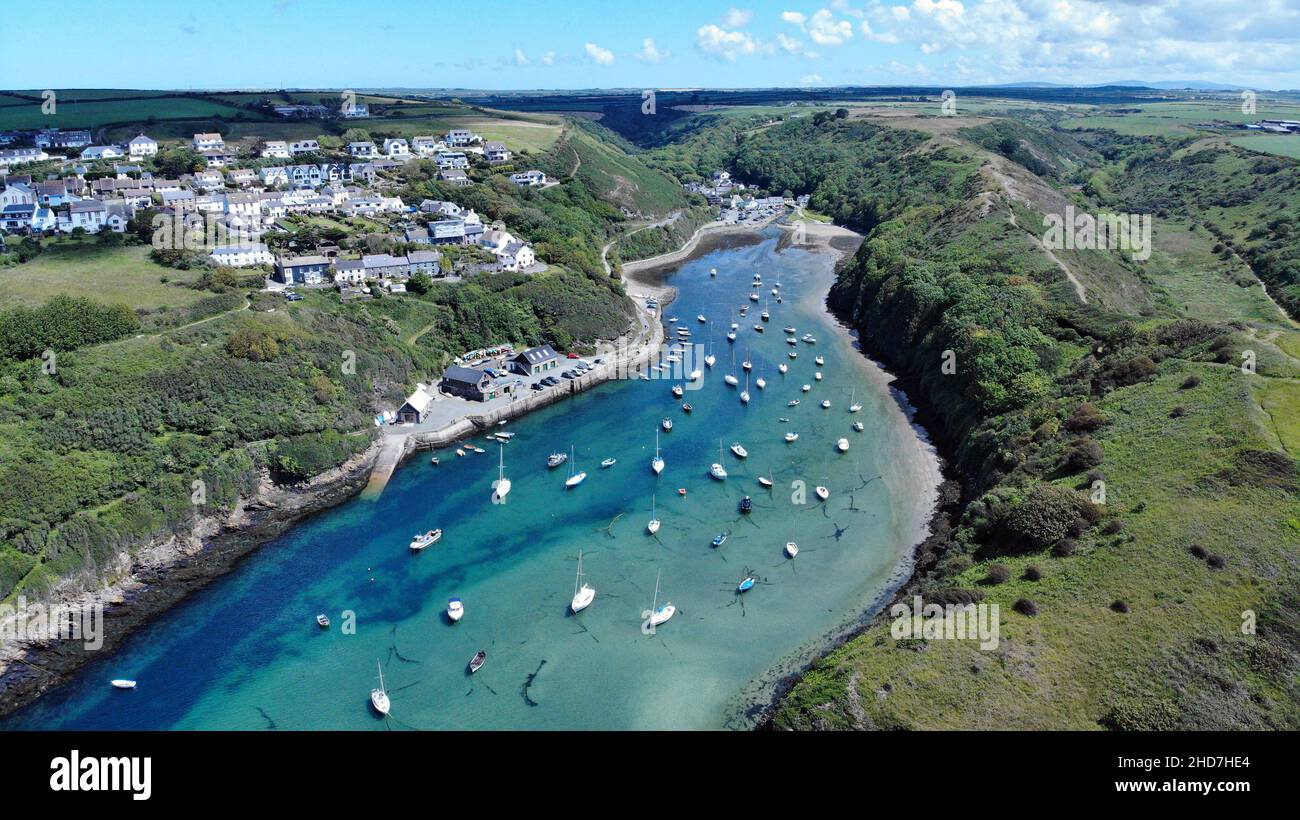 Solva by drone hi-res stock photography and images - Alamy