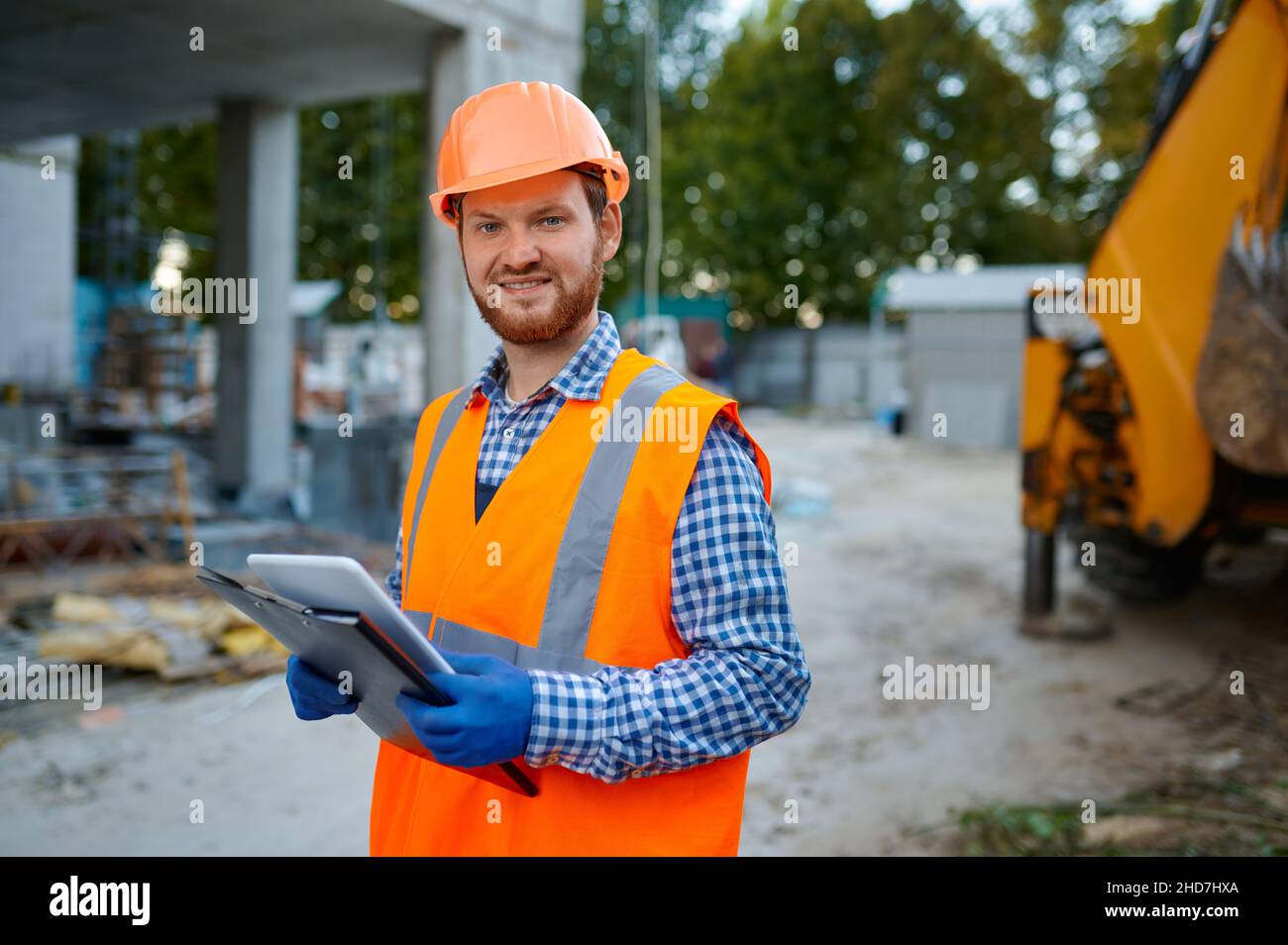 Digital construction worker hi-res stock photography and images - Alamy