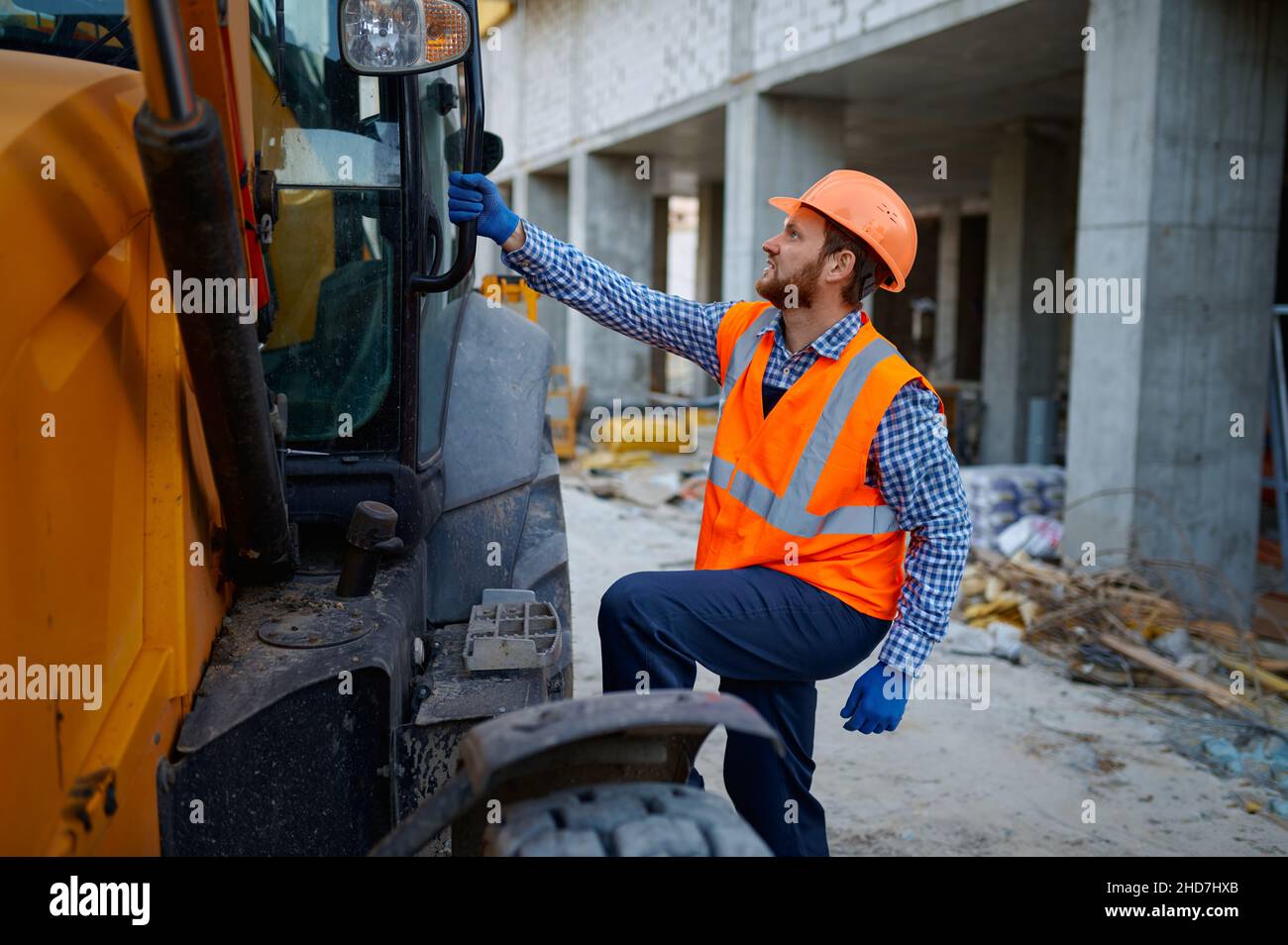 Contractor driver hi-res stock photography and images - Alamy