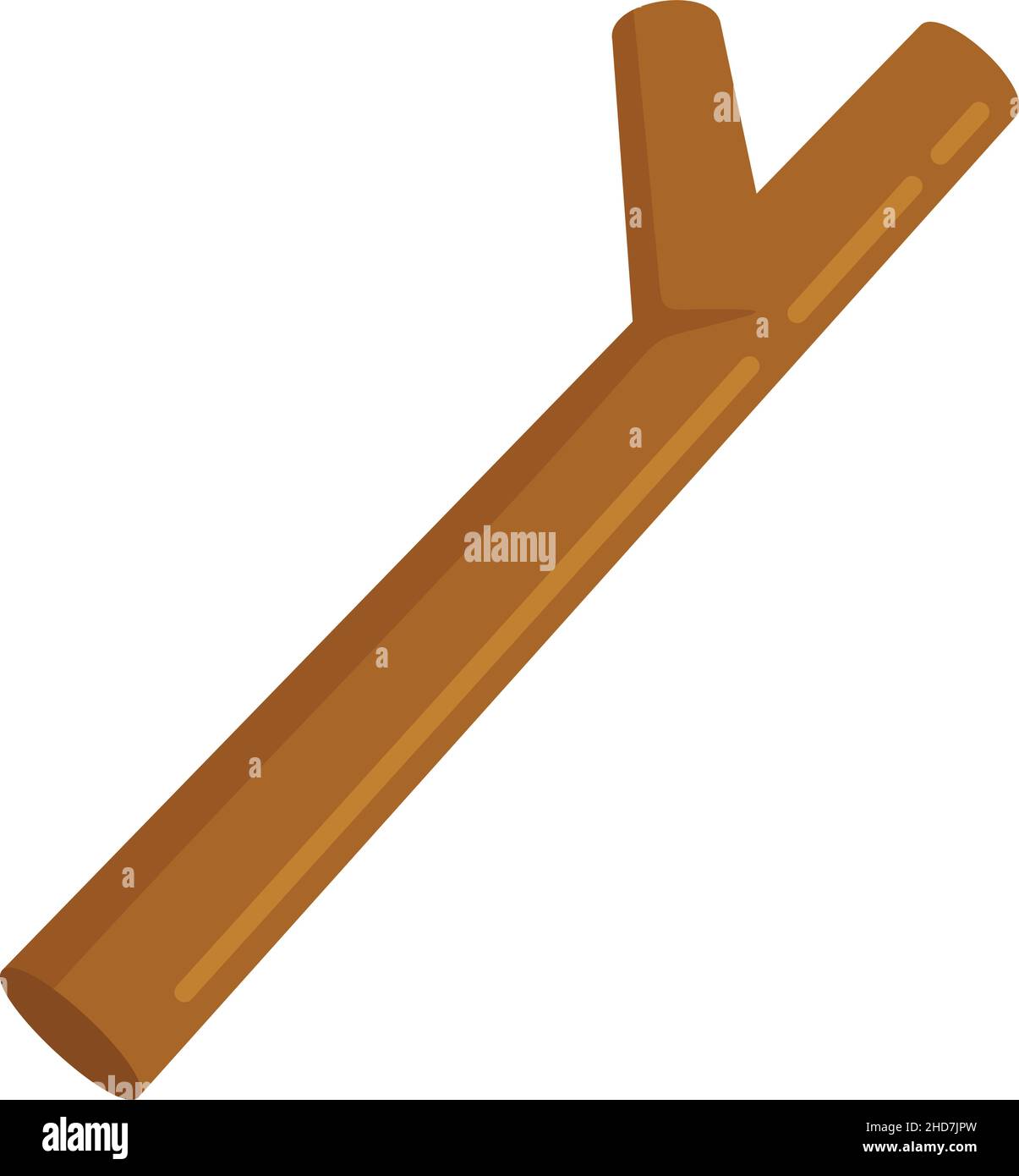 Dog wood stick icon. Flat illustration of dog wood stick vector icon ...