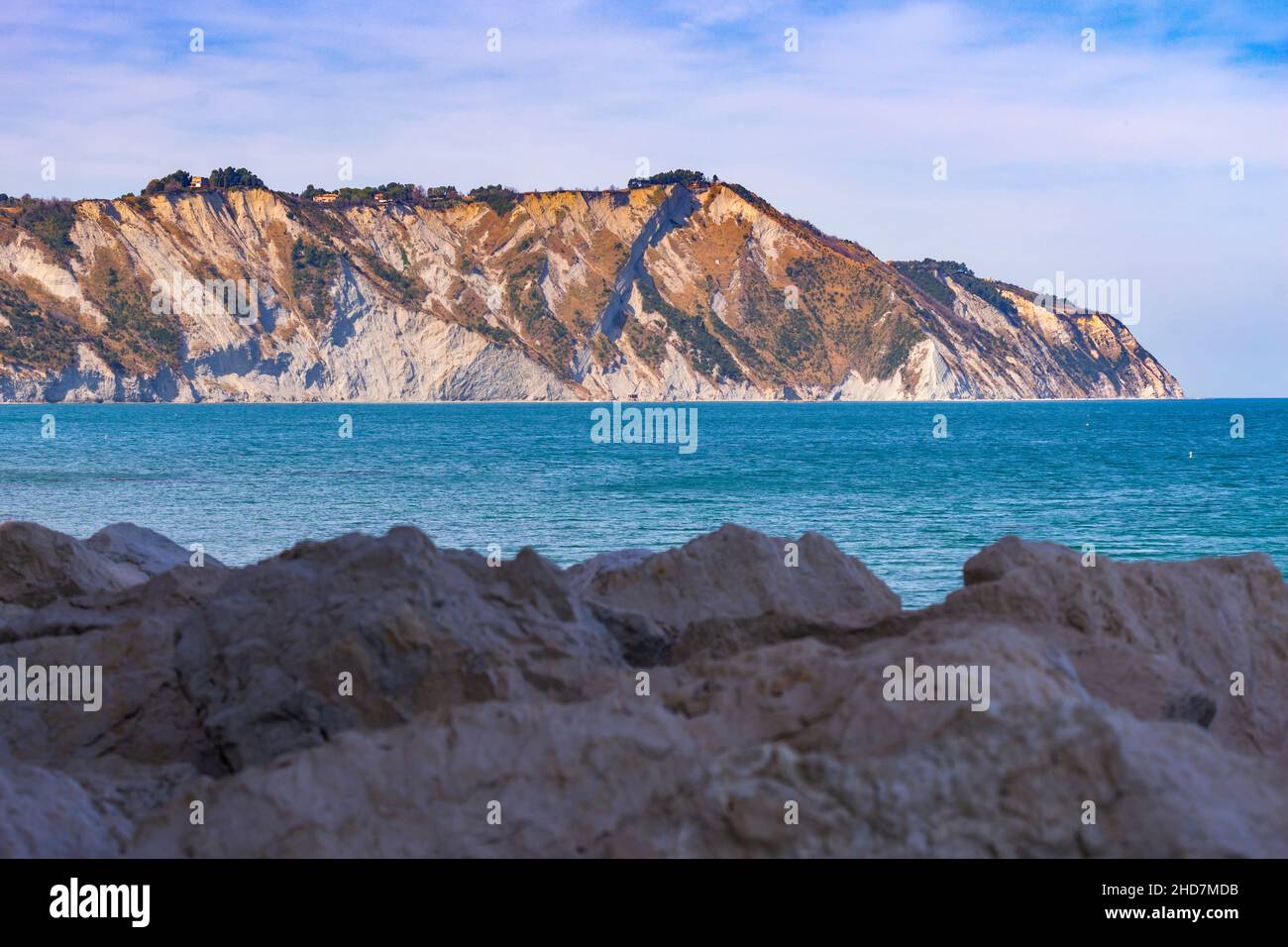 Monte Conero National Park, Seascape, View from the Torre de Bosis ...