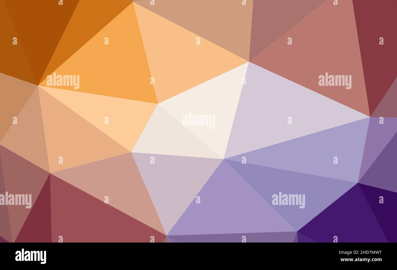 Triangle pattern. Multi color polygonal illustration. Geometric ...