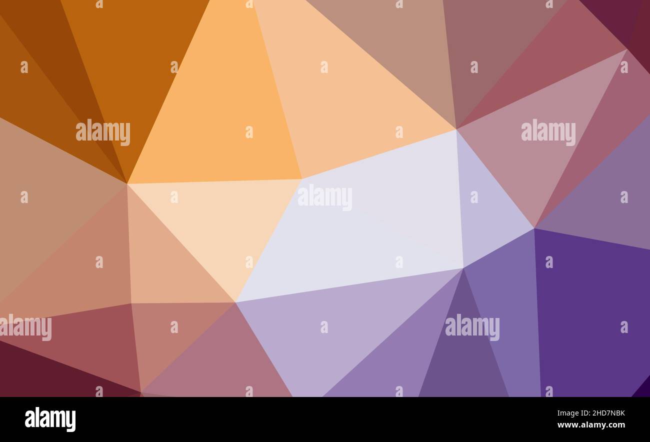 Triangle pattern. Multi color polygonal illustration. Geometric ...