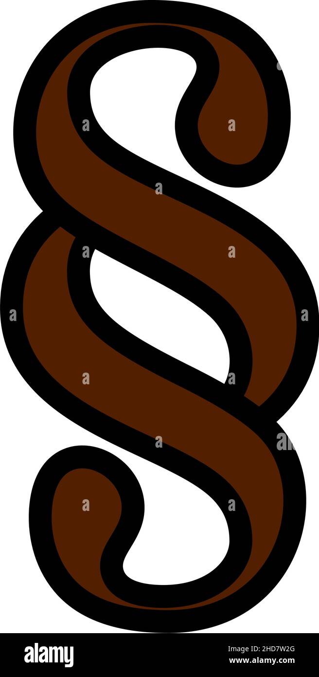 Paragraph Symbol Icon. Editable Bold Outline With Color Fill Design ...