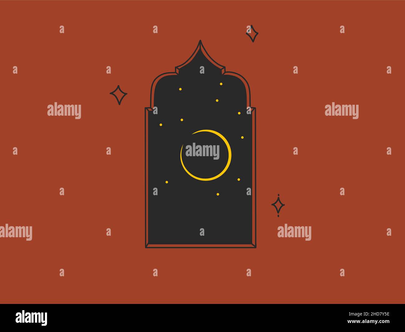 Hand drawn vector abstract stock flat graphic illustration with logo ...