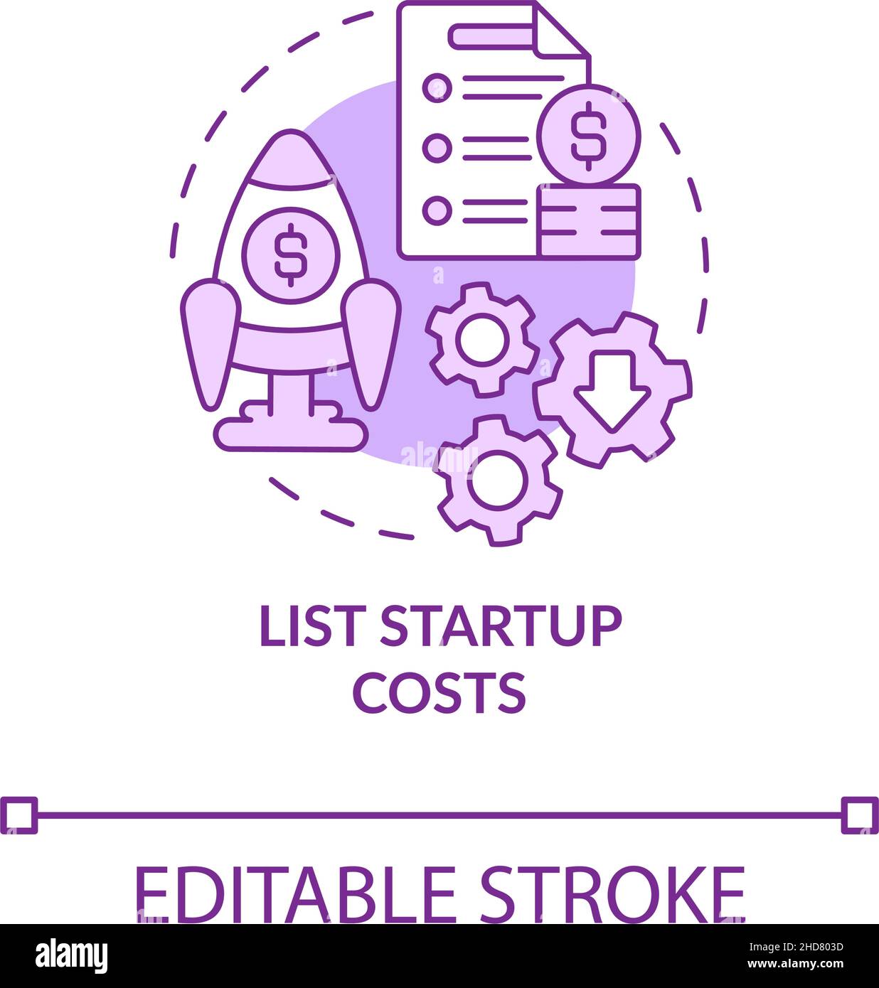 Costs budgeting Stock Vector Images - Alamy